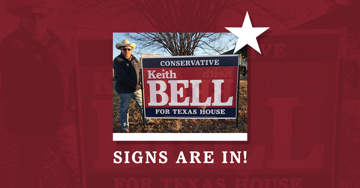 Request a Yard Sign - Keith Bell – State Representative